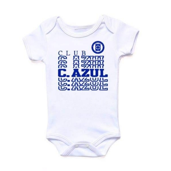 One Pieces | Club Cruz Azul Cotton Baby Onesie | Poshmark